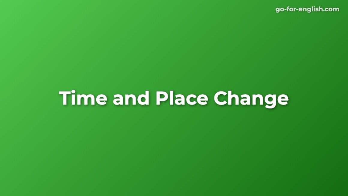 "Time and Place Change: Discover the Impact on Your Schedule and Plans"
