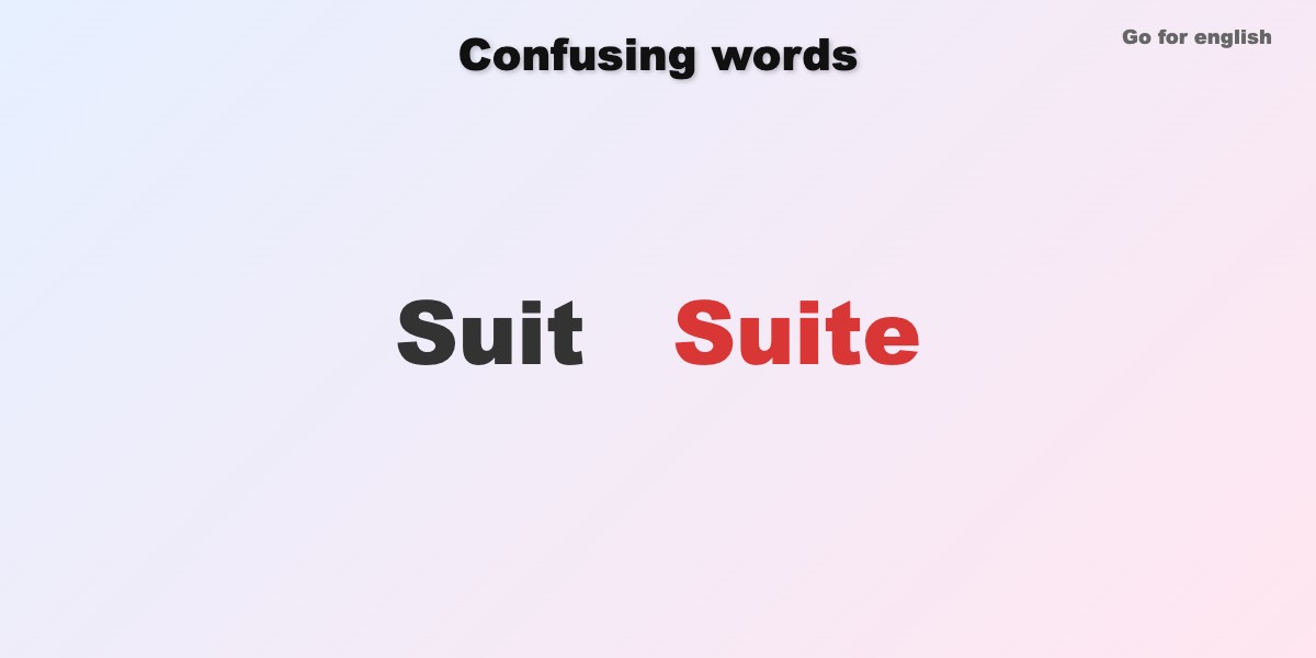 Suit vs Suite: Understanding the Difference for Clear Communication ...