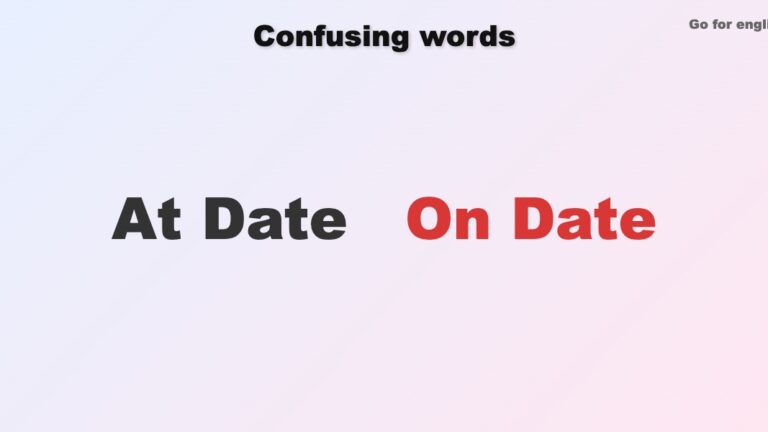 At Date vs On Date: Mastering English Prepositions for Clear ...