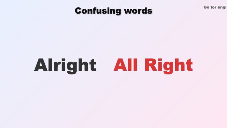 Alright vs All Right: Understanding the Differences and Correct Usage ...