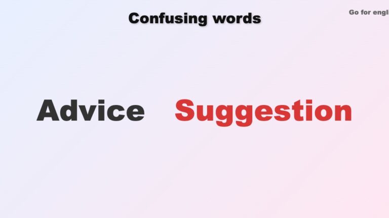 Advice vs Suggestion: Understanding the Key Differences for Better ...