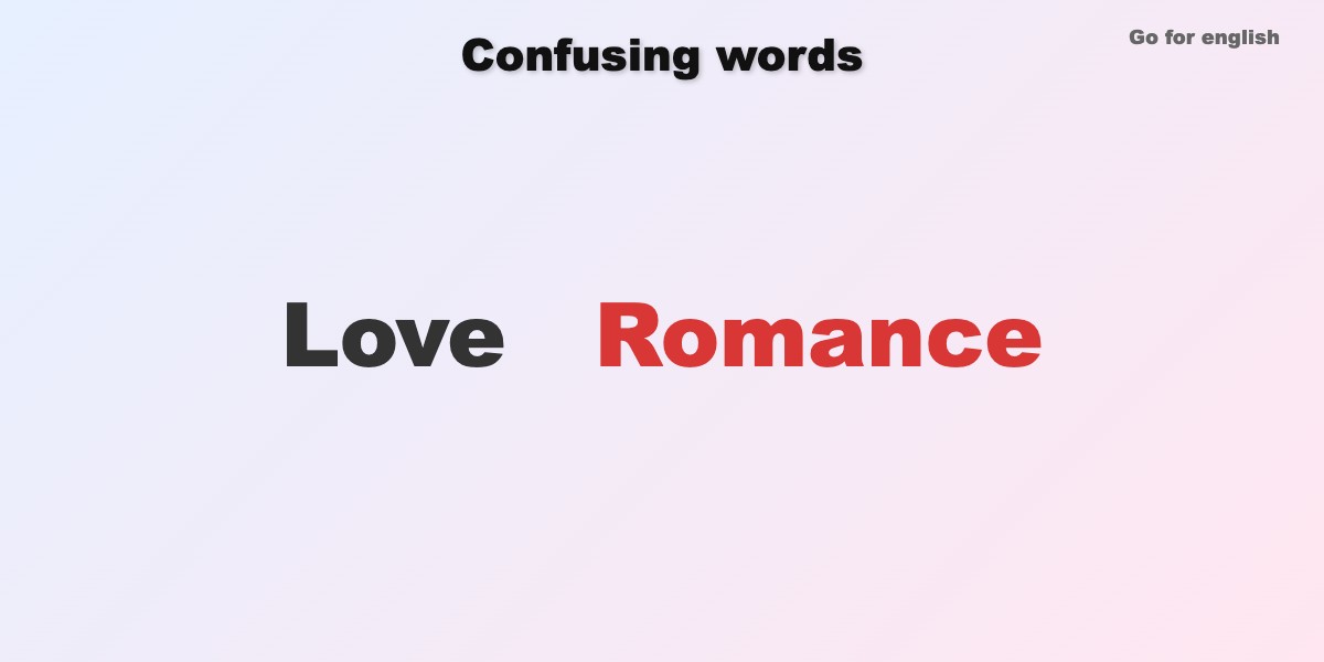 Love vs Romance: Understanding the Differences and Connection » Go for ...